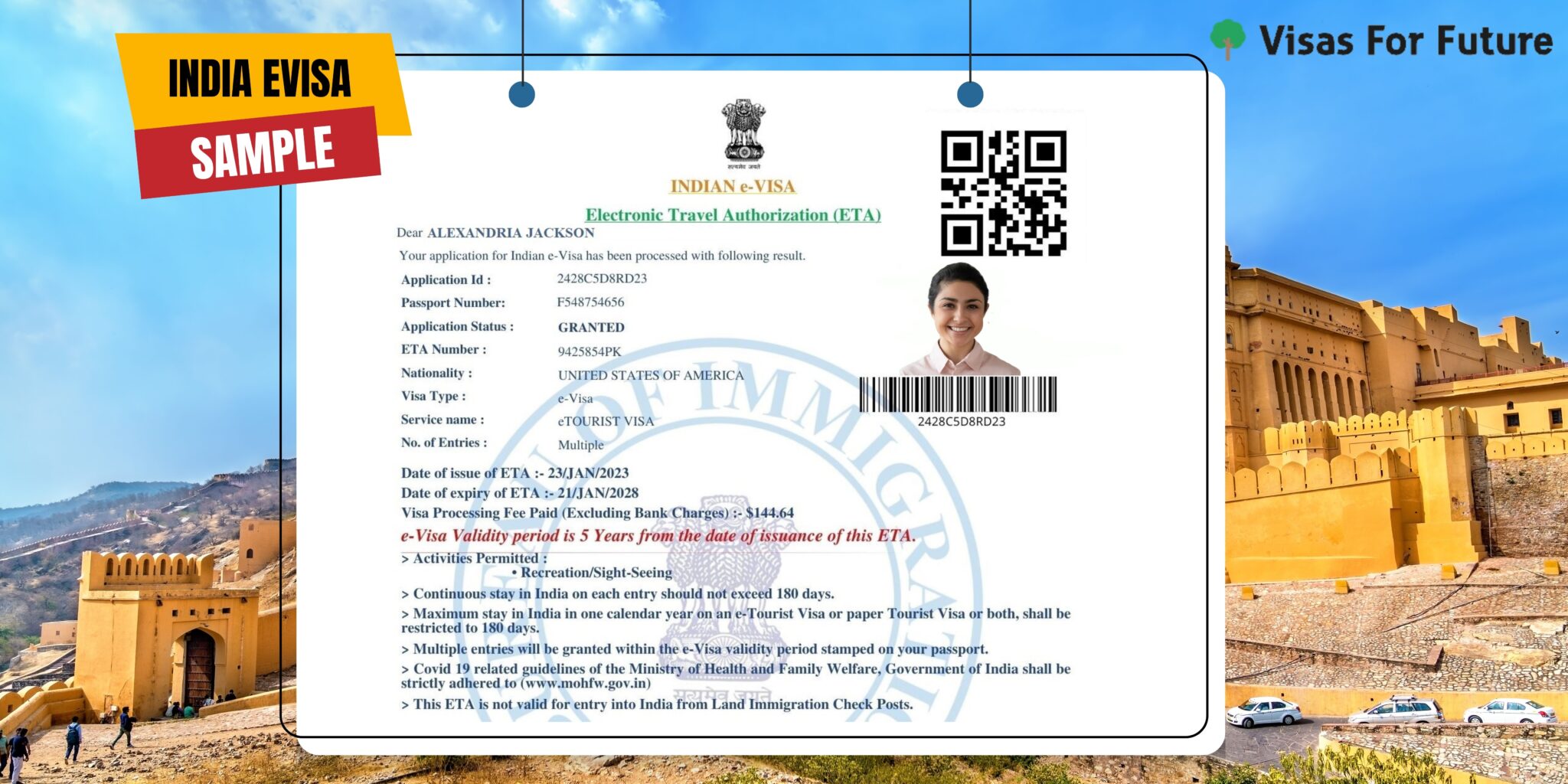 India Visa Online (Tourist e-Visa)(ETA) - Visas For Future
