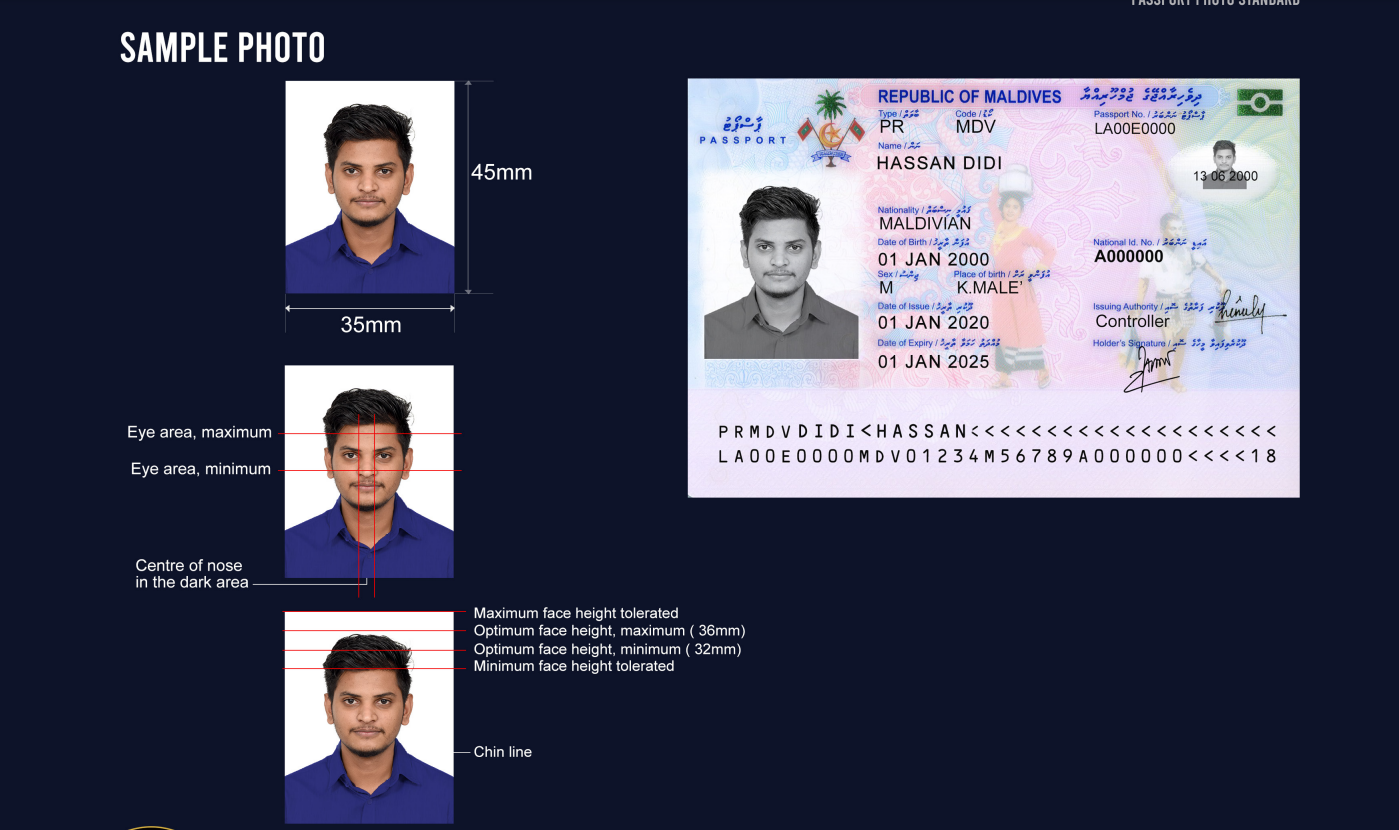 Maldives Passport Photo Guide 2026 - Visas For Future